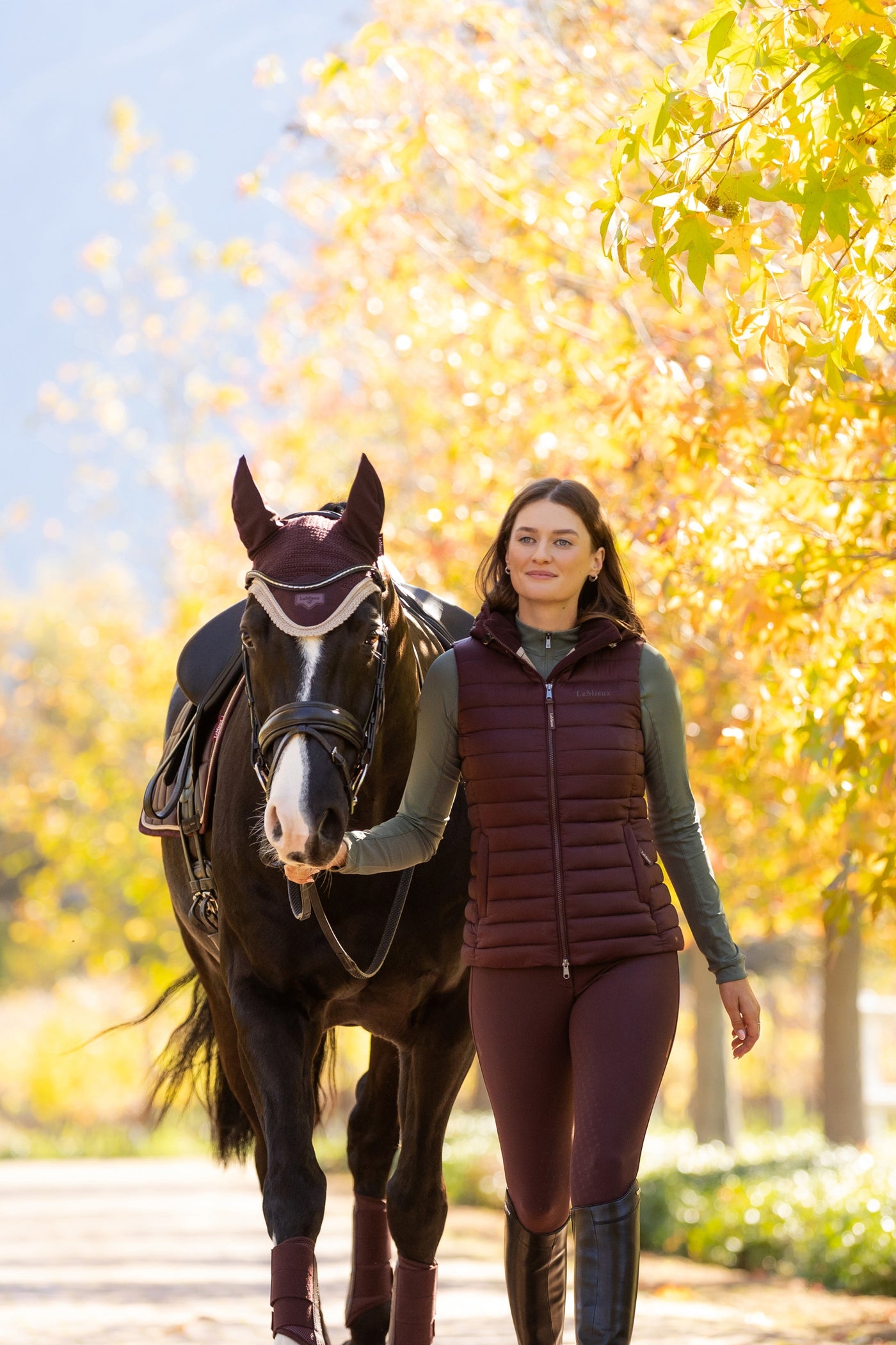 LeMieux Loire Fülvédő – Damson – horze